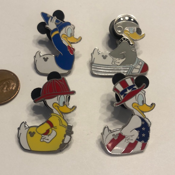 Disney | Jewelry | Disney Wdw Donald Duck Park Attractions Rubber Ducky ...